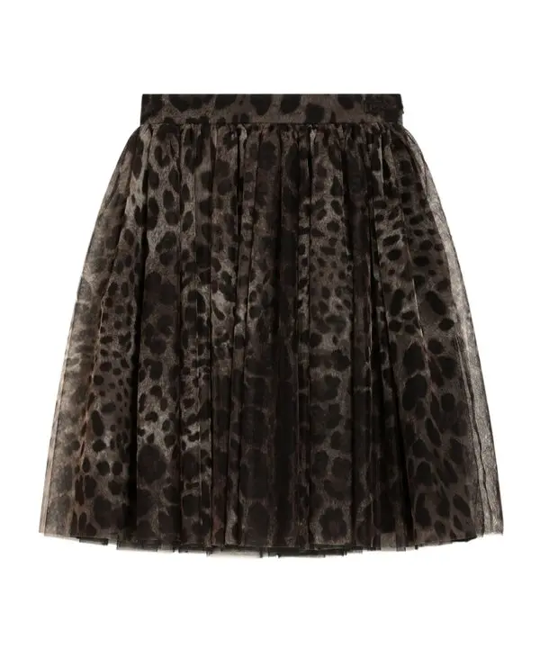 Dolce & Gabbana Leopard-pattern Skirt - Leopard Print