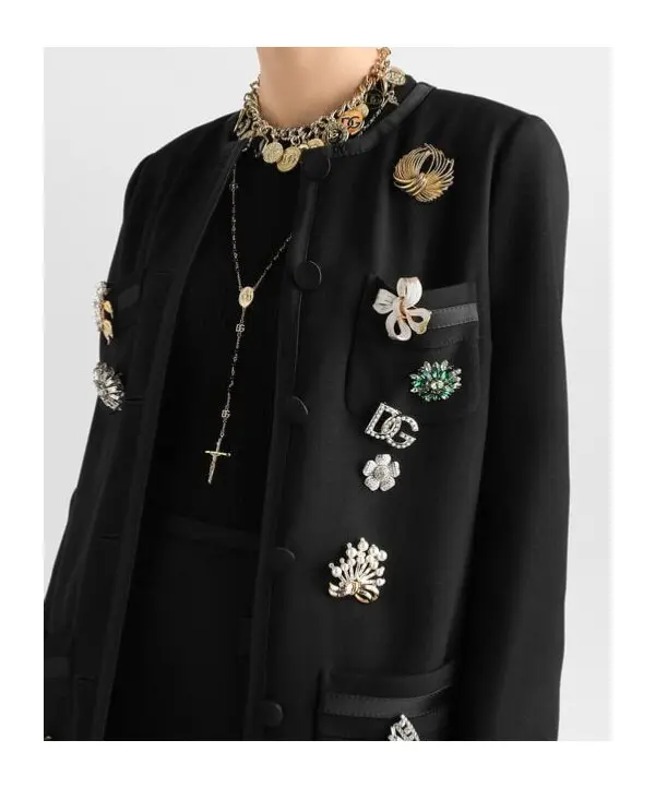 Dolce & Gabbana Embellished Button-front Jacket