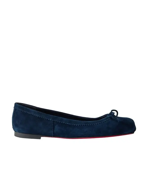 CHRISTIAN LOUBOUTIN Square Toe Ballet Flats