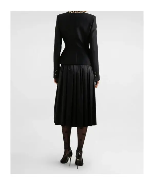Dolce & Gabbana Pleated Midi Skirt