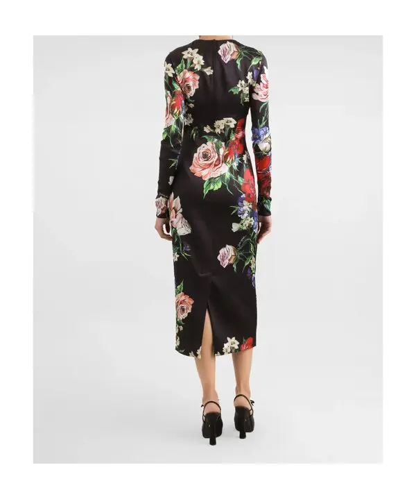 Dolce & Gabbana Floral-print Midi Dress
