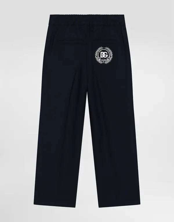 Dolce & Gabbana Logo-embroidered Trousers