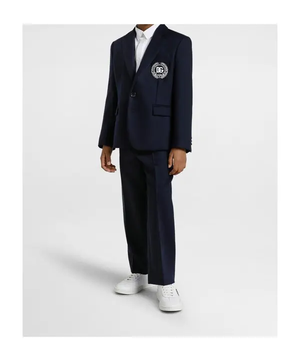Dolce & Gabbana Logo-embroidered Trousers