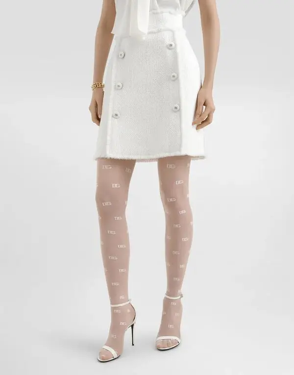 Dolce & Gabbana Decorative-button Mini Skirt