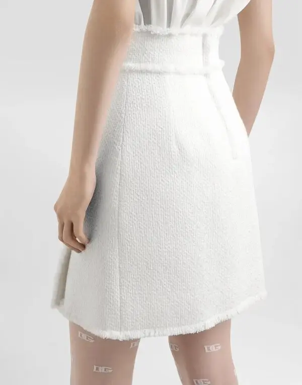 Dolce & Gabbana Decorative-button Mini Skirt