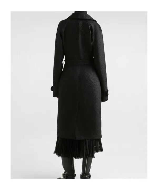Dolce & Gabbana Tweed Trench Coat