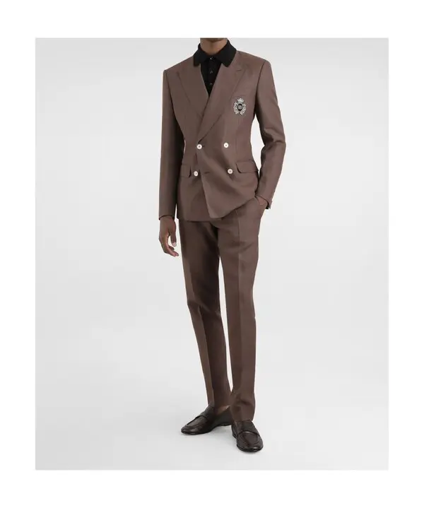 Dolce & Gabbana Crest-appliqué Blazer