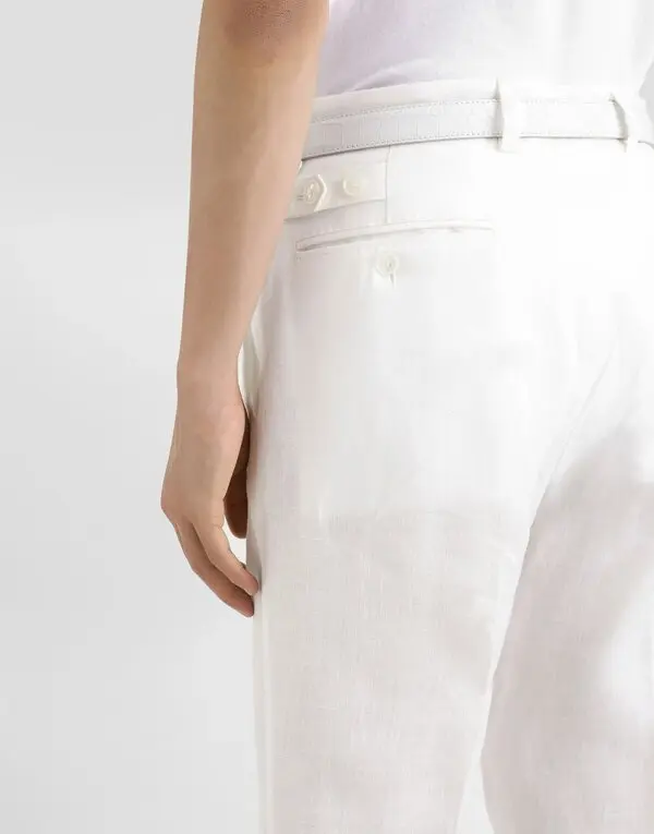Dolce & Gabbana Linen Tailored Trousers