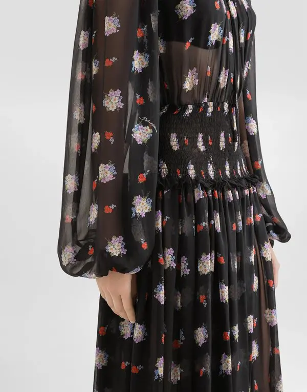 Dolce & Gabbana Floral Midi Dress