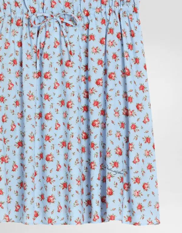 Dolce & Gabbana Ruffled Floral-print Dress