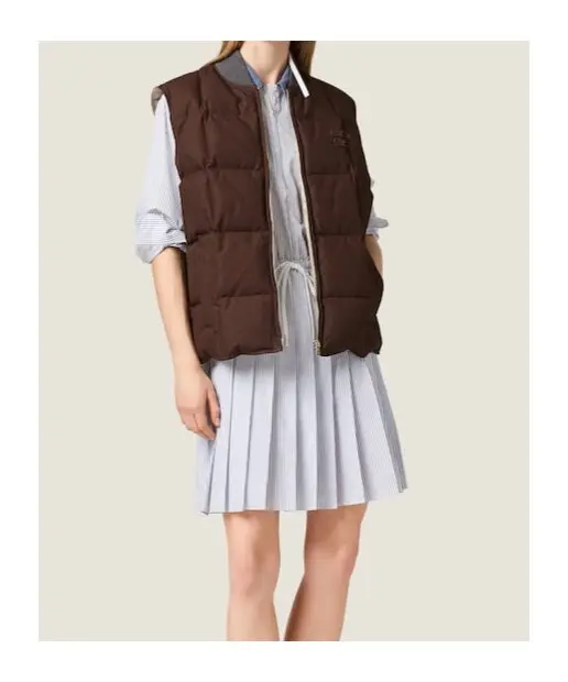 Miu Miu Gabardine Down Vest