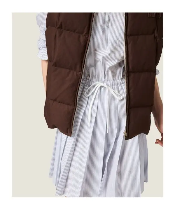 Miu Miu Gabardine Down Vest