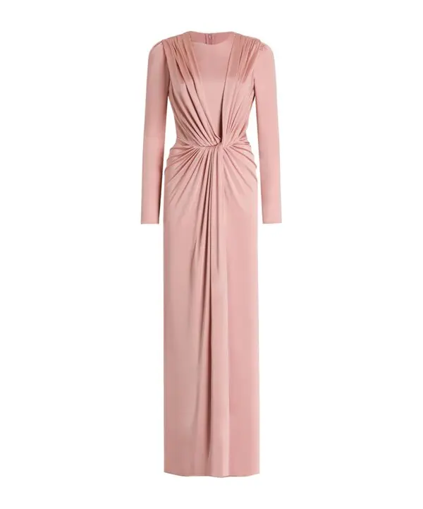 Dolce & Gabbana Knot Long-sleeve Dress