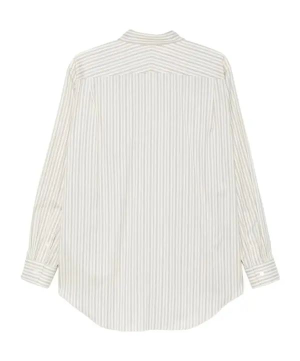 Auralee Striped Long-sleeve Shirt