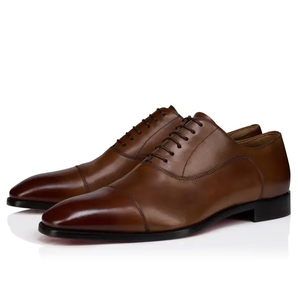 CHRISTIAN LOUBOUTIN Greggory Leather Oxford Shoes