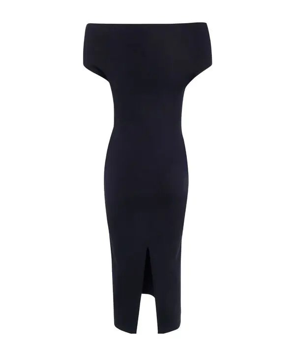 Alberta Ferretti Cut-out Off-the-shoulder Midi Dress