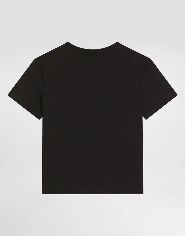 Dolce & Gabbana Rhinestones Logo-motif T-shirt