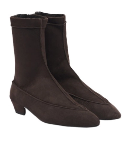 Magda Butrym Suede Ankle Boots