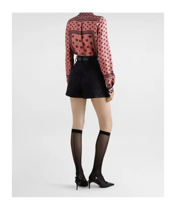 Dolce & Gabbana Floral Brocade-effect Shorts