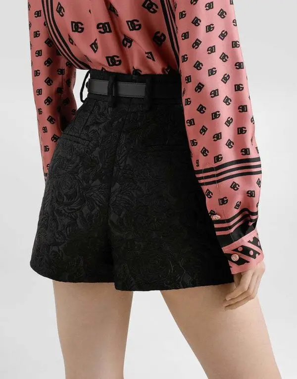 Dolce & Gabbana Floral Brocade-effect Shorts