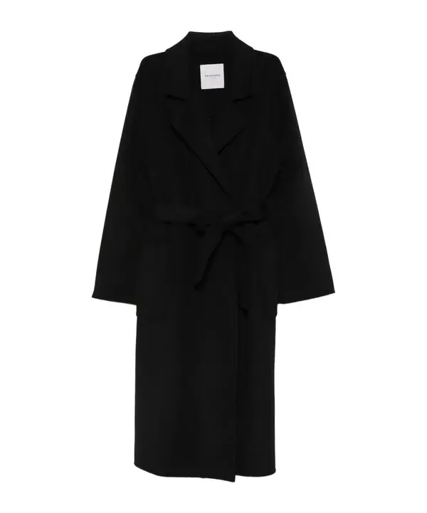 ERMANNO FIRENZE Notch-lapel Belted Coat