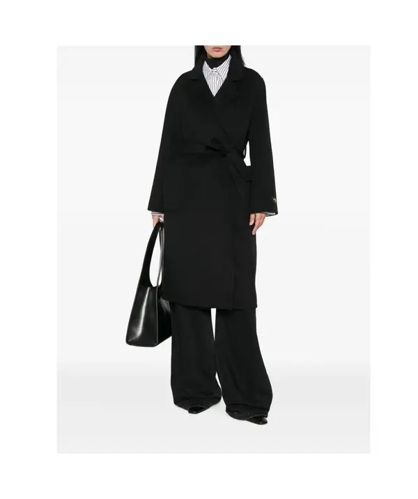 ERMANNO FIRENZE Notch-lapel Belted Coat