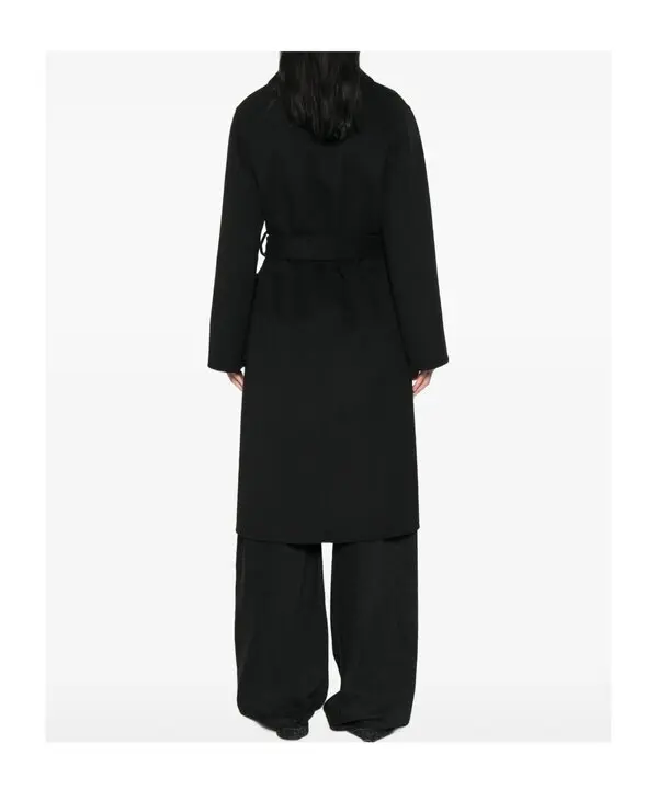 ERMANNO FIRENZE Notch-lapel Belted Coat