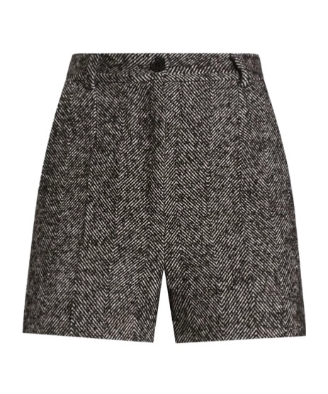 Dolce & Gabbana Wool Herringbone Shorts