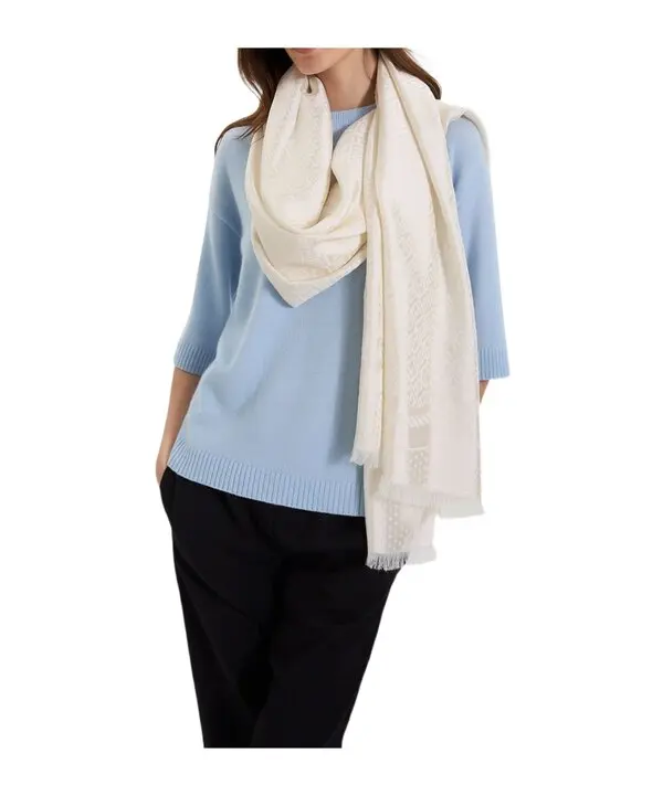 Marella Tasseled Scarf - Light Brown