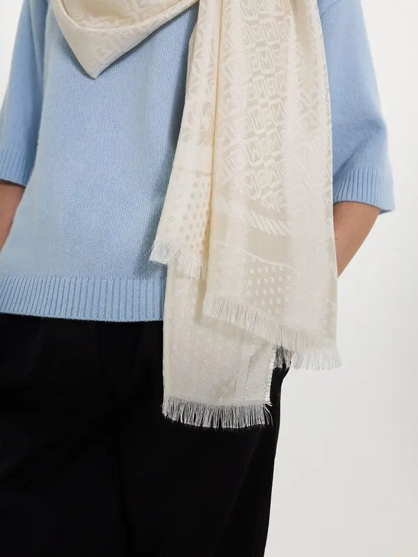 Marella Tasseled Scarf - Light Brown