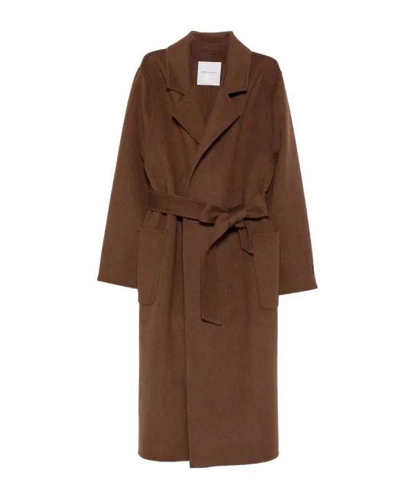 ERMANNO FIRENZE Notch-lapel Belted Coat