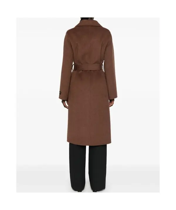 ERMANNO FIRENZE Notch-lapel Belted Coat