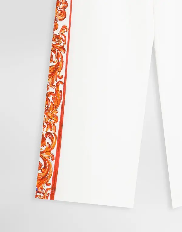 Dolce & Gabbana Majolica-print Fleece Trousers