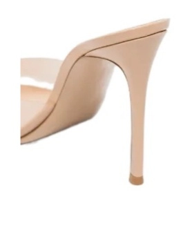 GIANVITO ROSSI Elle 105mm Transparent-strap Mules