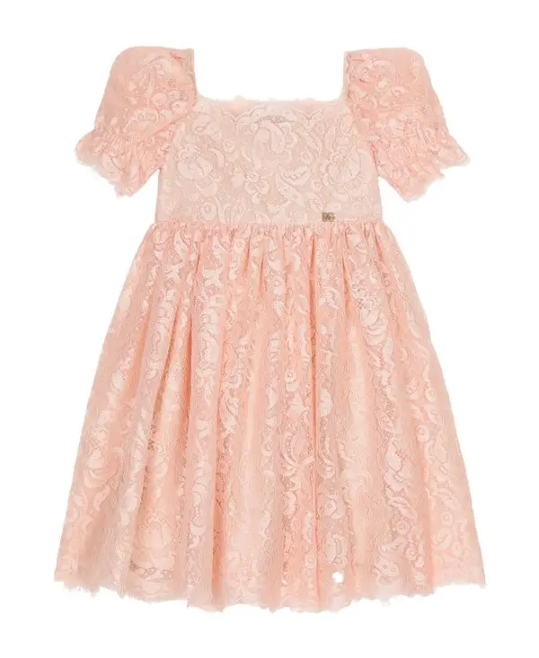 Dolce & Gabbana Short-sleeve Lace Dress