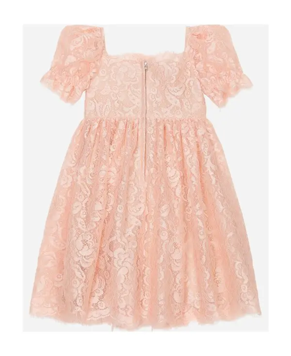 Dolce & Gabbana Short-sleeve Lace Dress