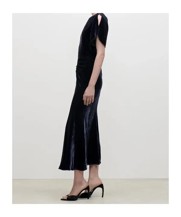 Victoria Beckham Pleated Detail Dress