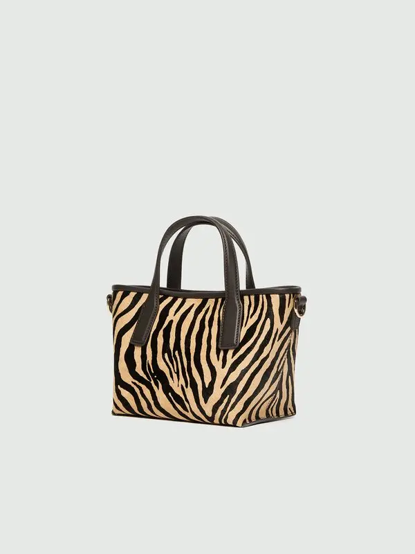 Marella Zebra-print Handbag