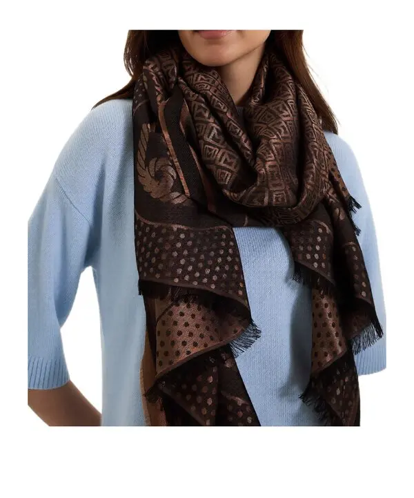 Marella Tasseled Scarf - Multi-color