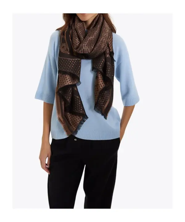 Marella Tasseled Scarf - Multi-color
