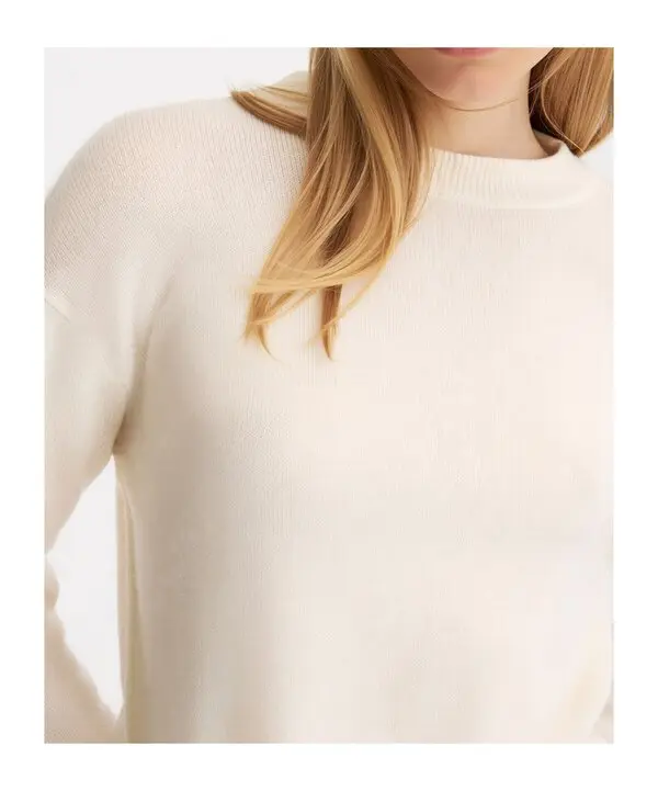 Marella Scarf-adorned Sweater - No