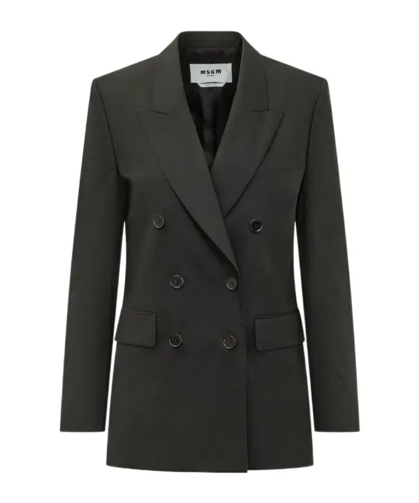 MSGM Double-breasted Blazer - No