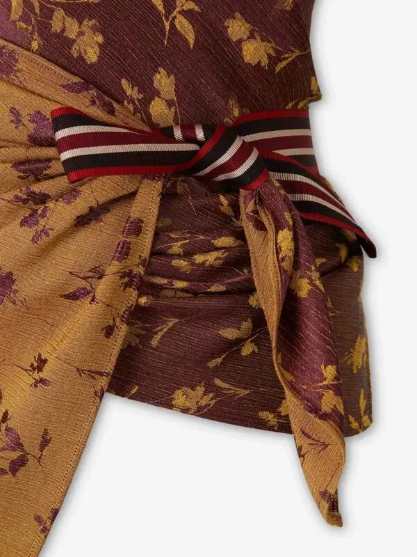 Dries Van Noten Jacquard Wrap Top