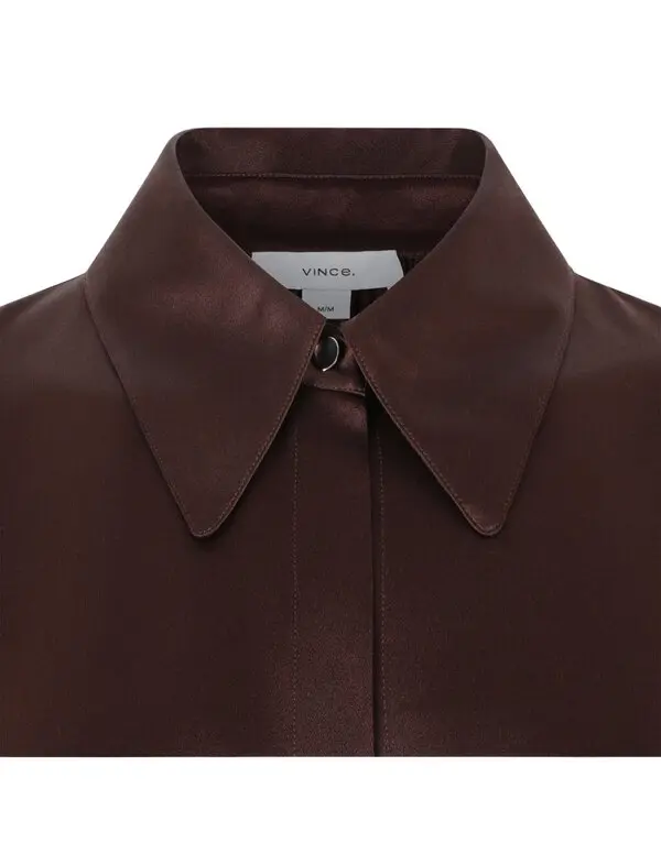 Vince Long-sleeve Shirt - Brown