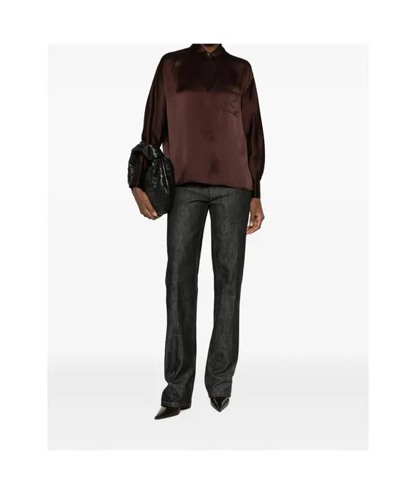 Vince Long-sleeve Shirt - Brown