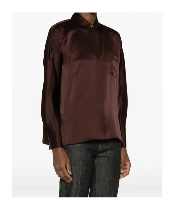 Vince Long-sleeve Shirt - Brown