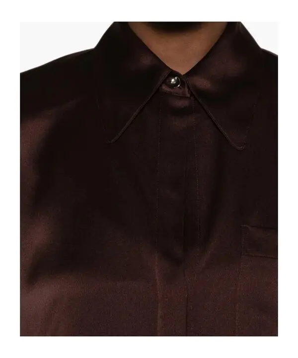 Vince Long-sleeve Shirt - Brown