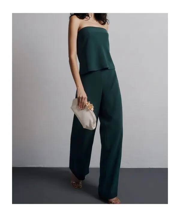 Marella Elastic-waist Knit Casual Trousers