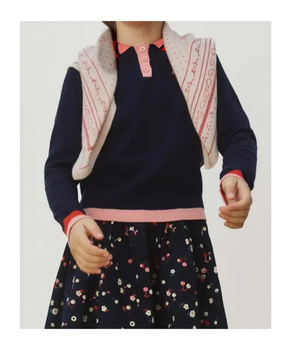 Bonpoint Malia-pullover Mit Kragen