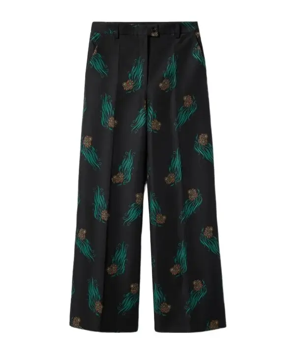 La DoubleJ Let Loose Floral-print Trousers